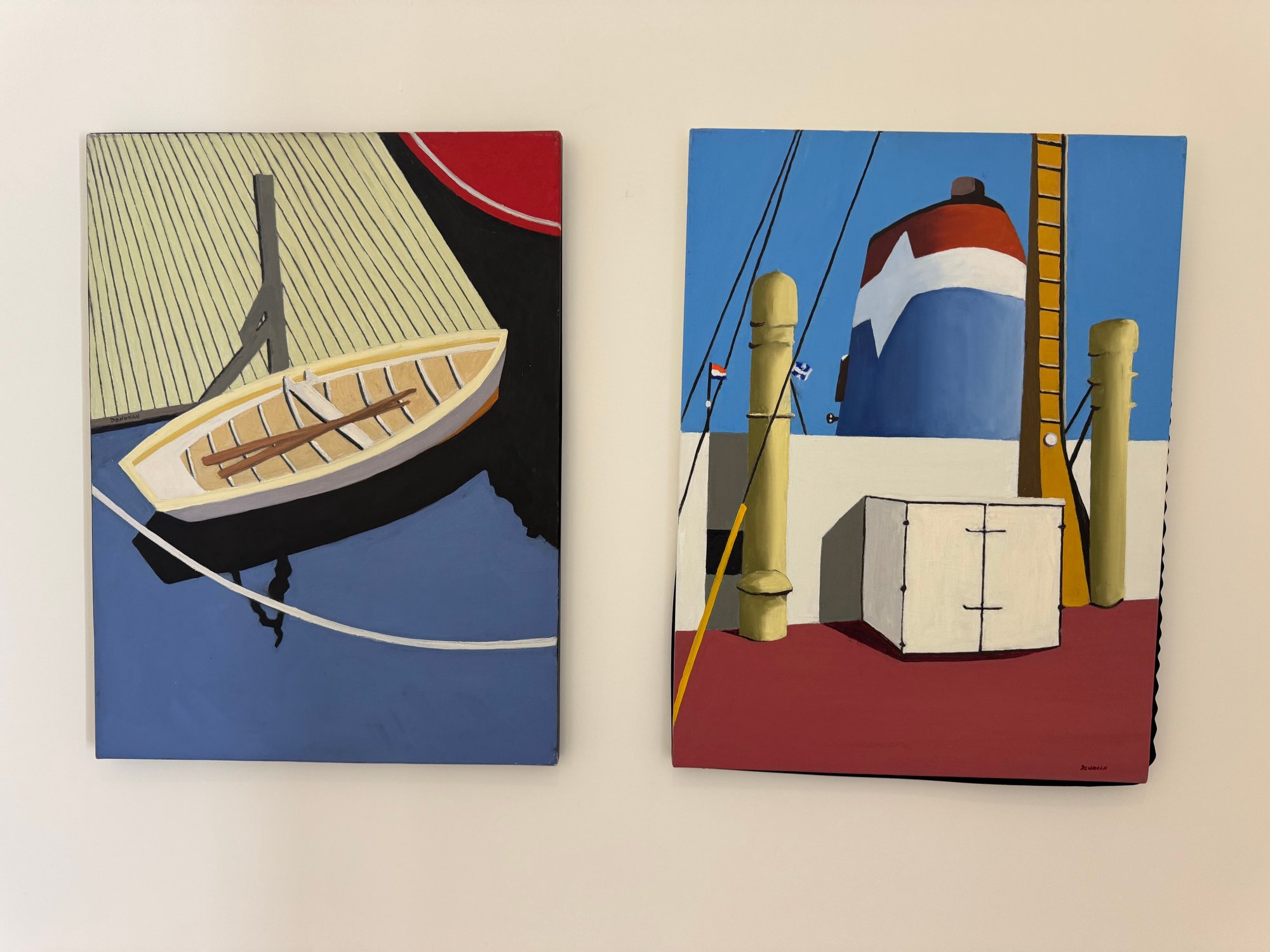 Pair Of John Donovan Nautical Paintings #18570 | Auctionninja.com