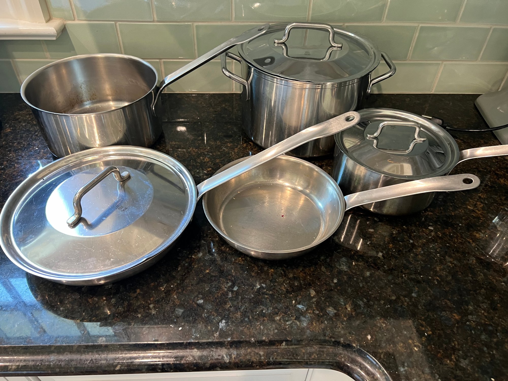 Set Of Sitram France Stainless Steel Cookware #7251 | Auctionninja.com