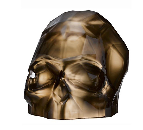 MEMENTO MORI COPPER GLASS SKULL #6175 | Auctionninja.com