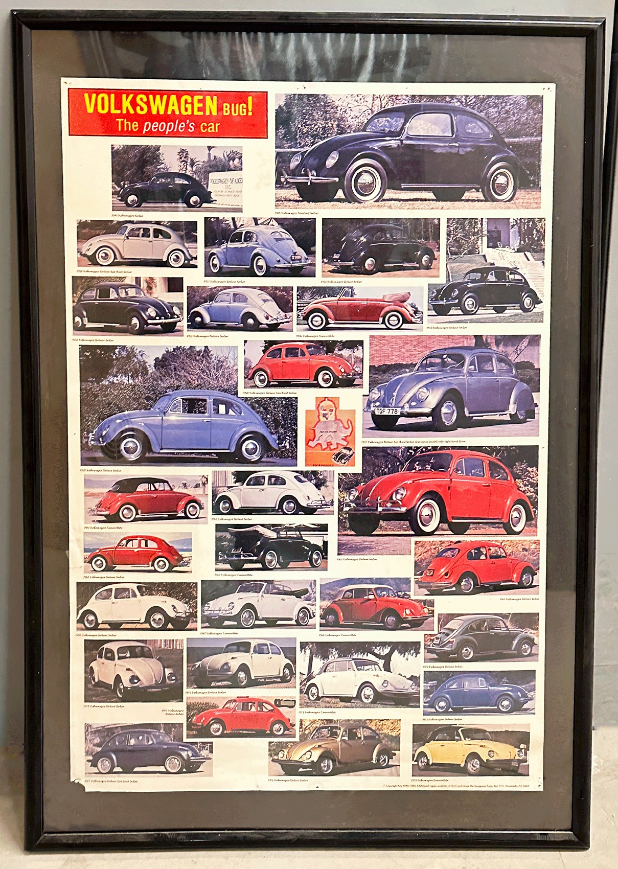 Vintage 1984 Volkswagen VW Bug Poster #21518 | Auctionninja.com