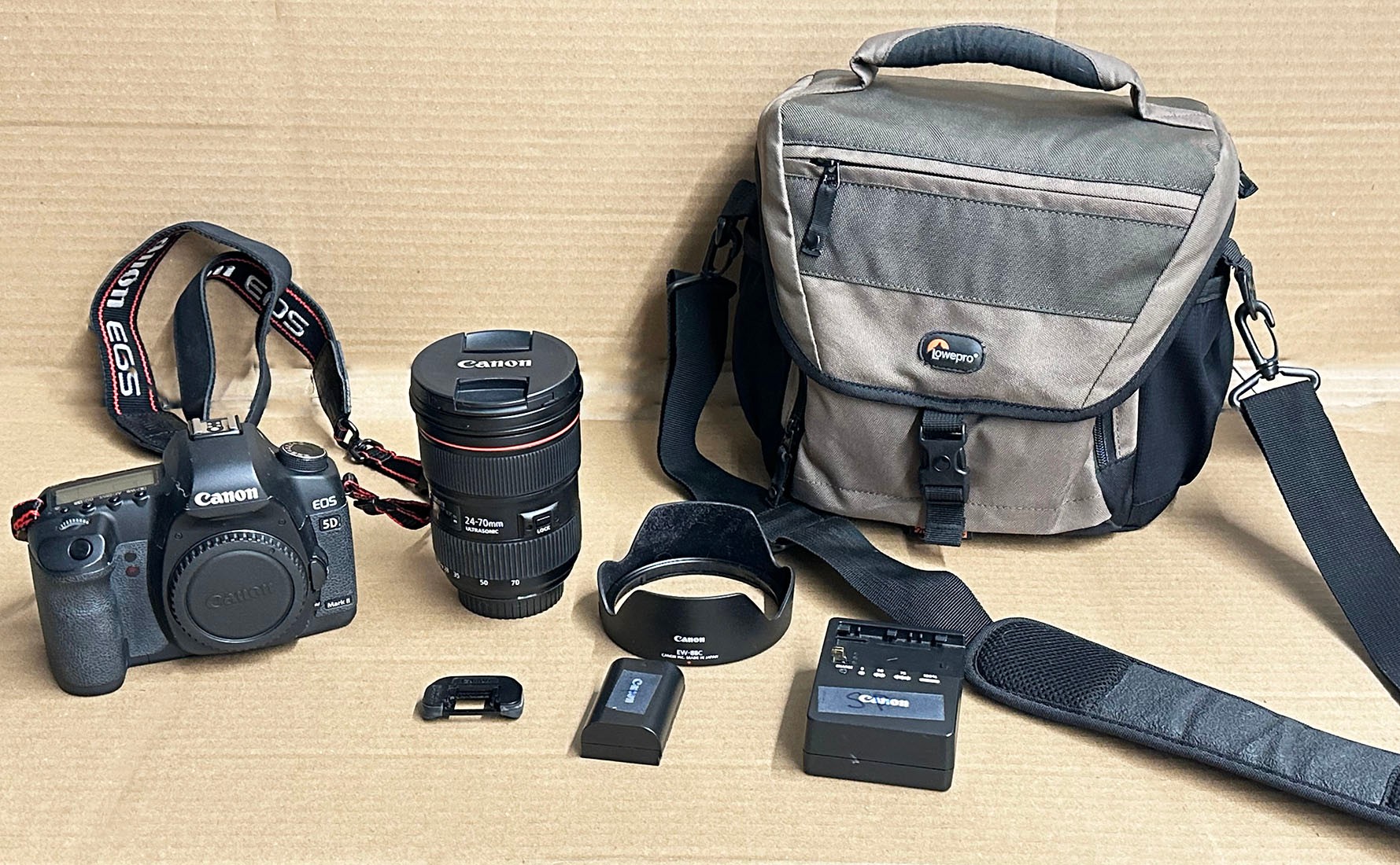 Canon EOS 5D Mark II Digital Camera Set (21.1 Megapixel) With Canon EF ...
