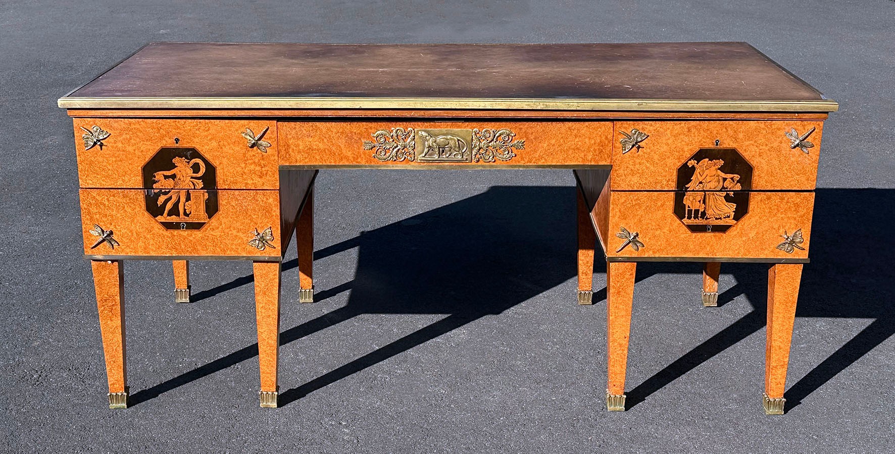 Vintage Liberty Style Desk Attributed To Vittorio Ducrot - With Antoine ...