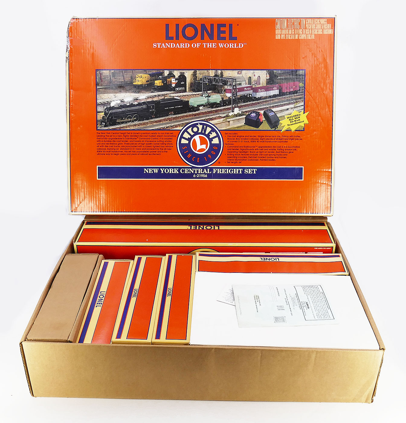 Lionel 21956 New York Central Freight Set (Locomotive, Cars, Track ...