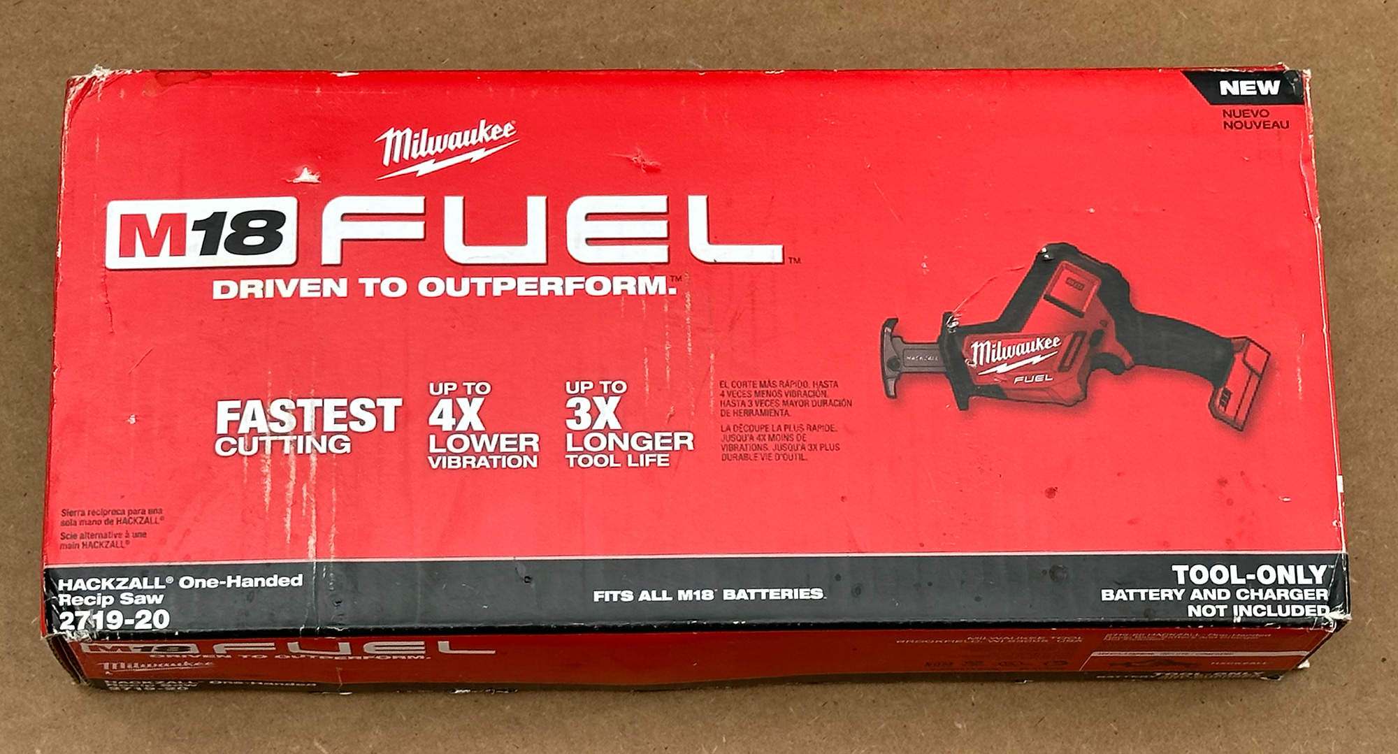 Milwaukee M18 FUEL 18V Lithium-Ion Brushless Cordless HACKZALL Reciprocating Saw - New In Box ...