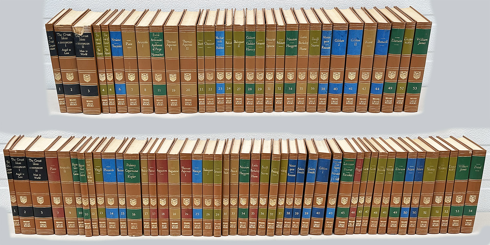 77 Volumes Of Encyclopedia Britannica The Great Books (1952) #19410 ...