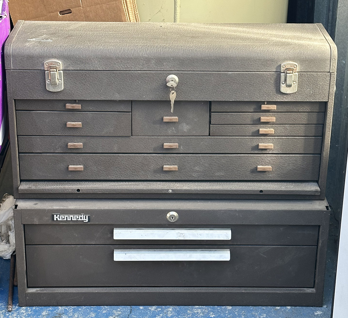 Kennedy Manufacturing 11-Drawer Machinist's Chest With 2-Drawer Add On ...