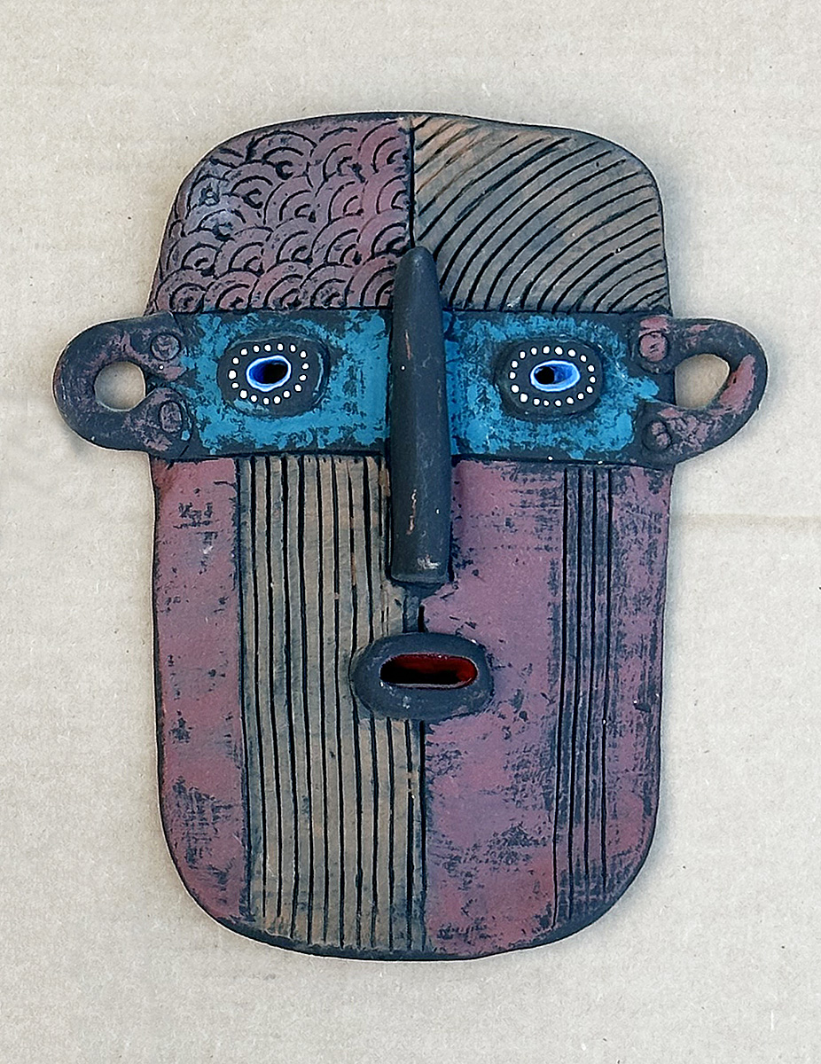Louis Mendez (American, 1929-2012) Ceramic Art Pottery Mask - 1992 ...