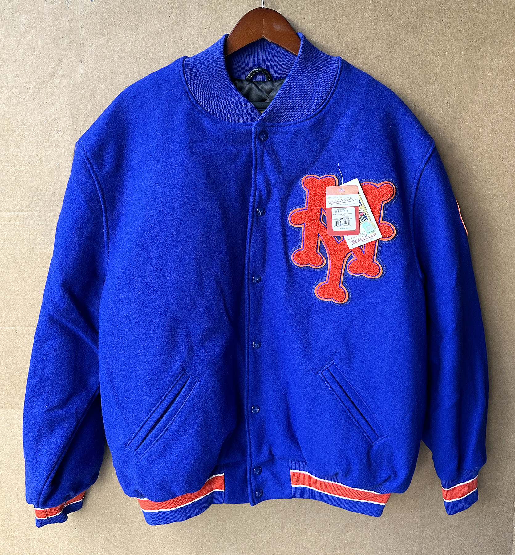 Authentic Mitchell & Ness NY Mets 1969 Jacket - Men's Size 52 - New ...