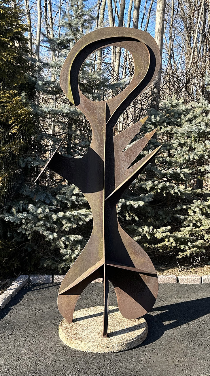 Original Ed Haugevik Outdoor Steel Sculpture (1987) #19259 ...