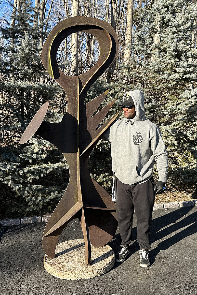 Original Ed Haugevik Outdoor Steel Sculpture (1987) #19259 ...