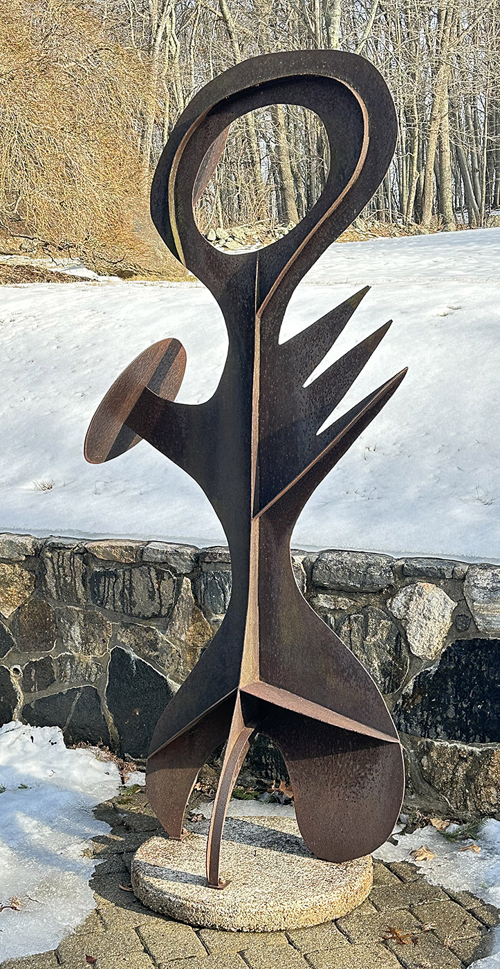 Original Ed Haugevik Outdoor Steel Sculpture (1987) #19259 ...