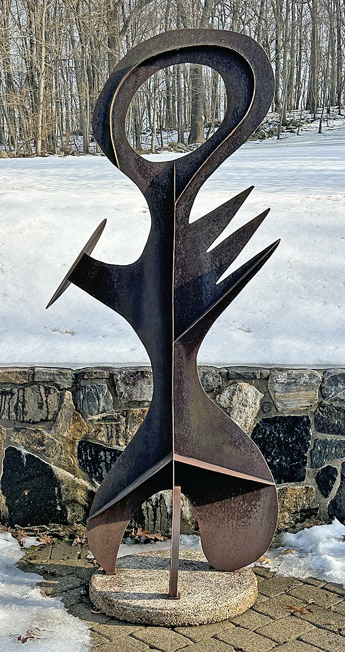 Original Ed Haugevik Outdoor Steel Sculpture (1987) #19259 ...