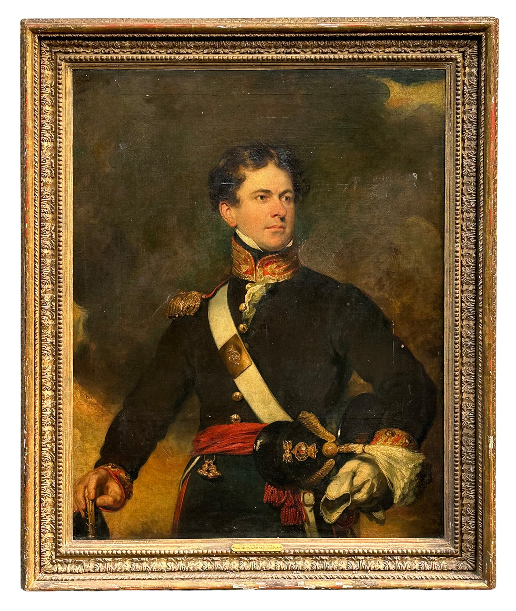Sir Thomas Lawrence Original Oil On Canvas Portrait Of Captain Cadogan ...