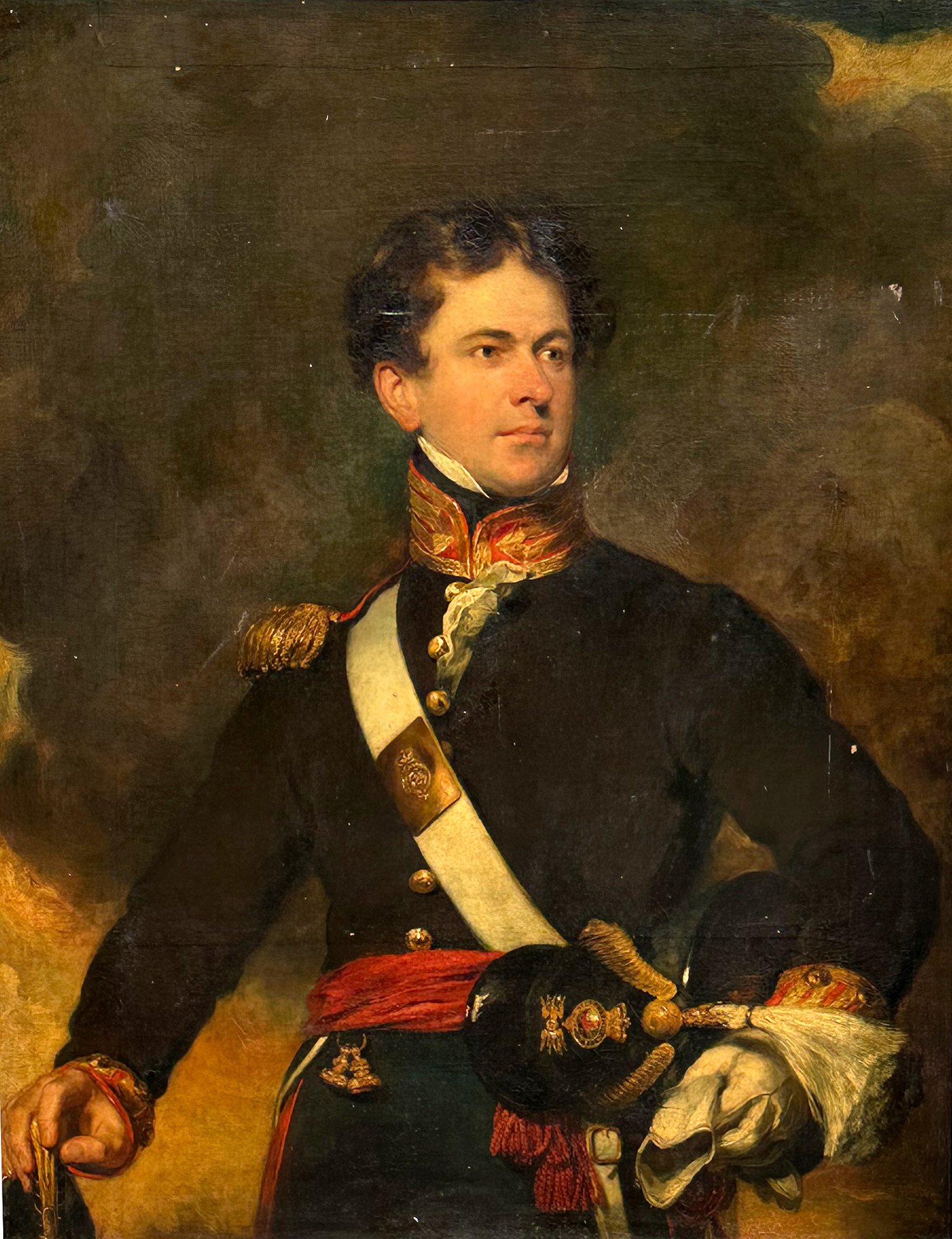 Sir Thomas Lawrence Original Oil On Canvas Portrait Of Captain Cadogan ...