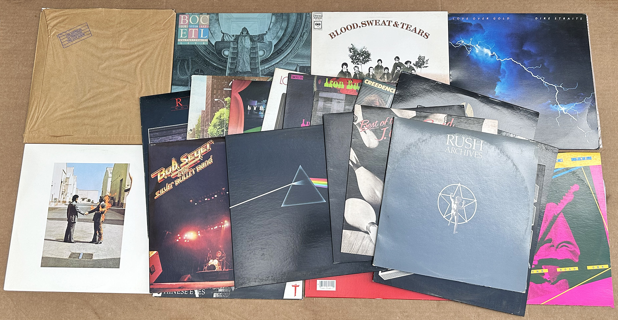 23 Different 1970's-1980's Classic Rock Vinyl Record LPs - Led Zepplin ...