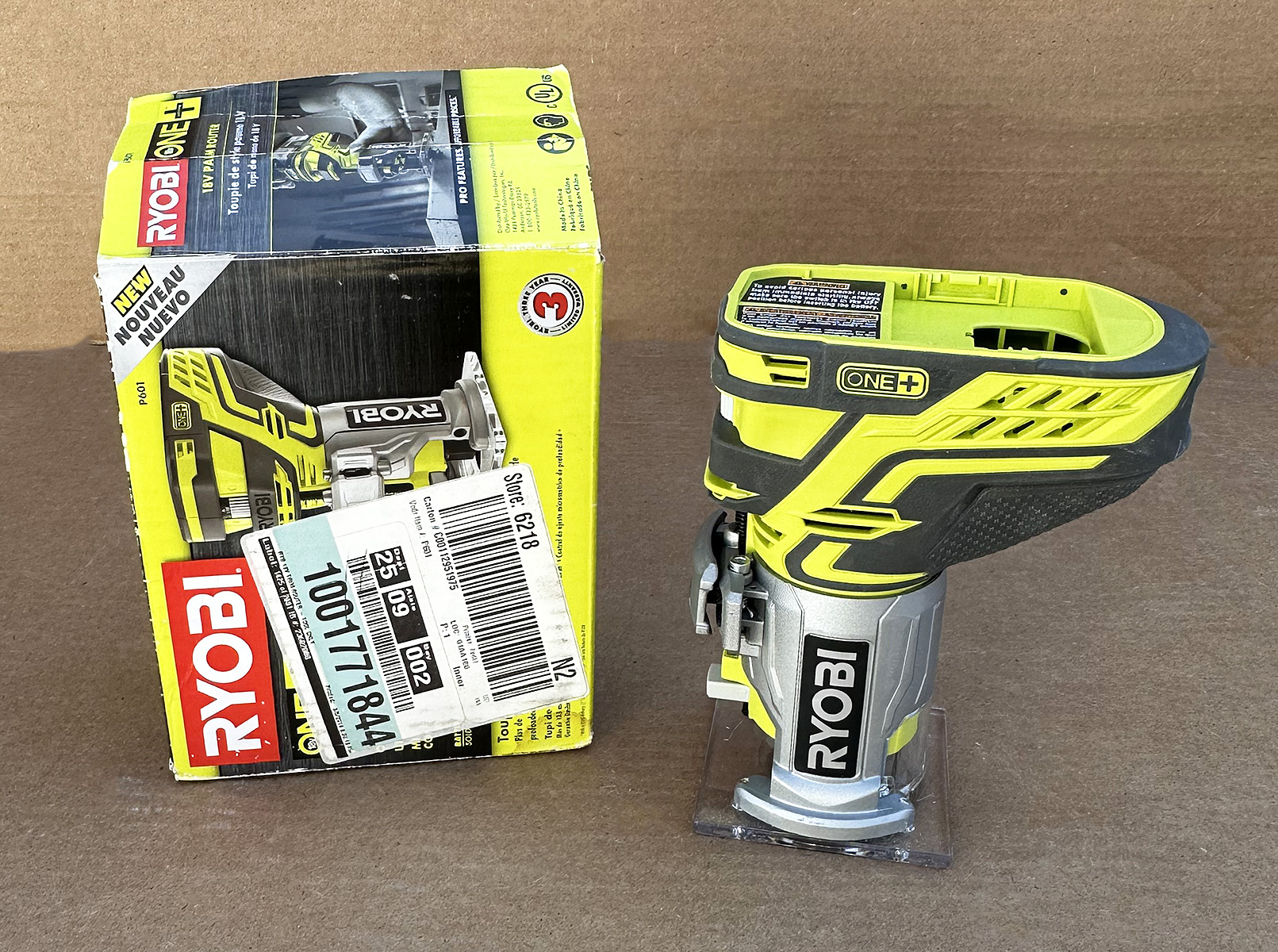 Ryobi ONE 18V Cordless Fixed Base Trim Router - Mint Condition ...