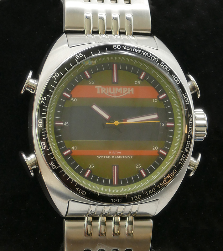 Triumph Motorcycles Stainless Steel Wristwatch - Never Worn With Tags ...
