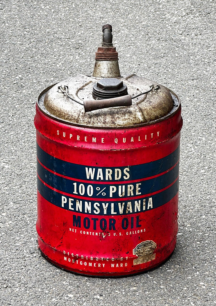 Vintage Ward's 100% Pure Pennsylvania Motor Oil 5-Gallon Can (Empty ...