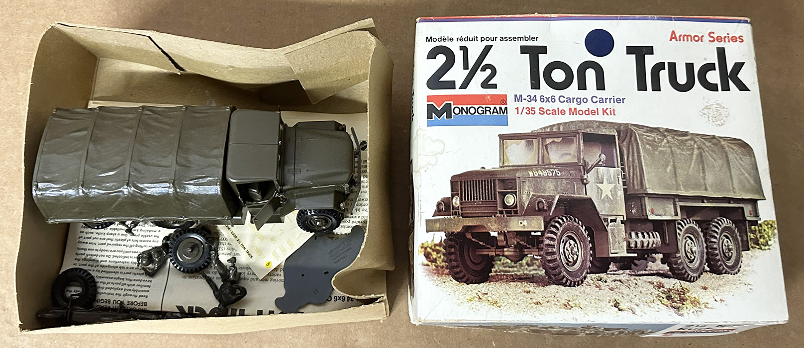 3 Different WWII Military Model Kits - 2 Are New/Sealed In Original ...