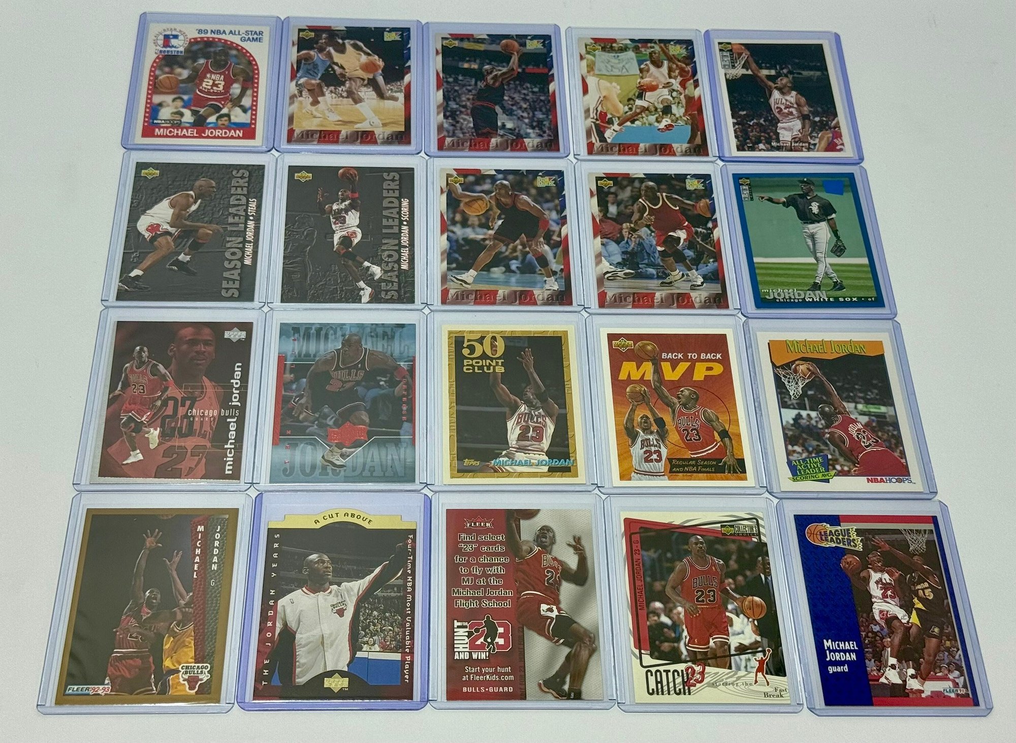 (20) Michael Jordan Basketball Cards Lot #46807 | Auctionninja.com