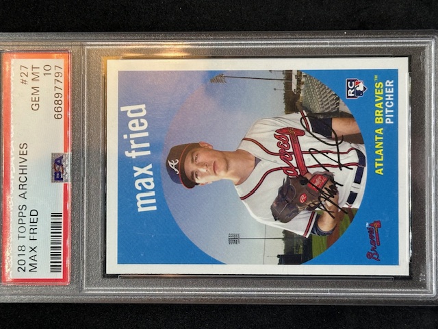 2018 TOPPS ARCHIVES MAX FRIED ROOKIE PSA 10 #37408 | Auctionninja.com
