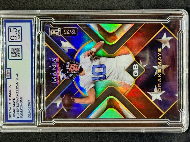 2024 WILD CARD AUTOMANIA DRAKE MAYE ROOKIE SSSP /25 #38127 ...