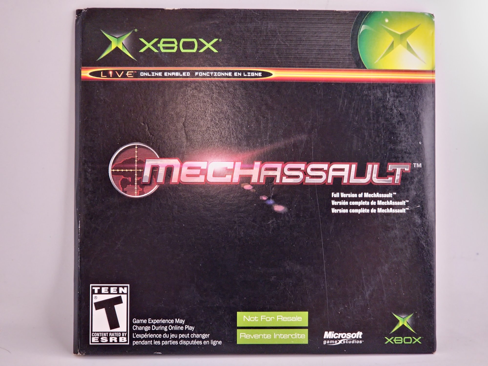 Mechassault Microsoft Xbox Video Game #190 | Auctionninja.com