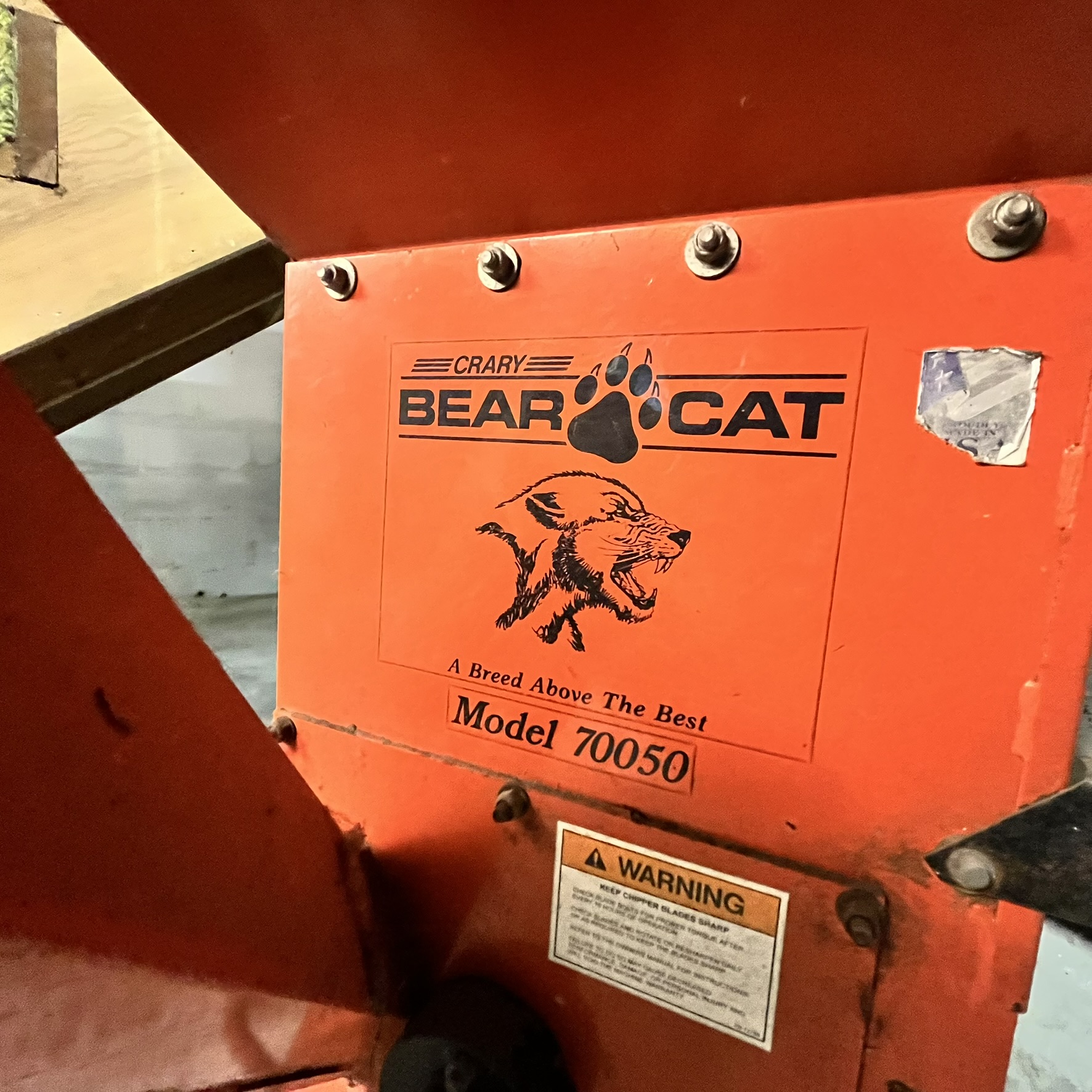 Wood Chipper/Shredder Crary Bearcat Model 70050 #1495 | Auctionninja.com