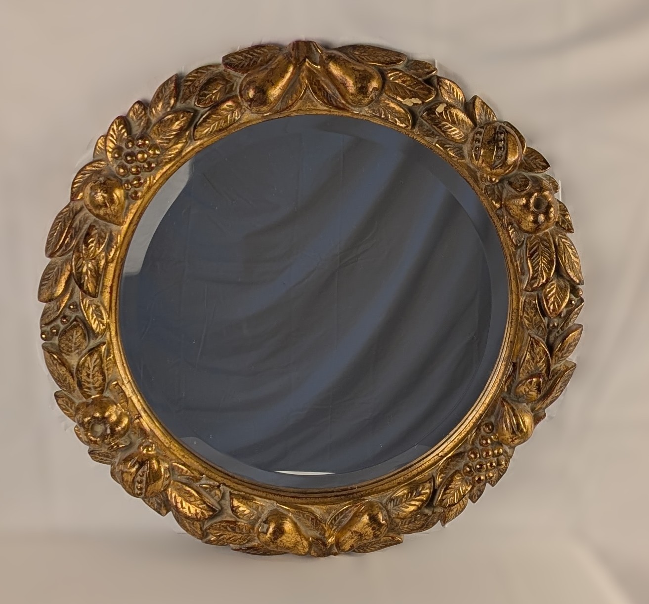 Ornate Round Mirror #2653 | Auctionninja.com