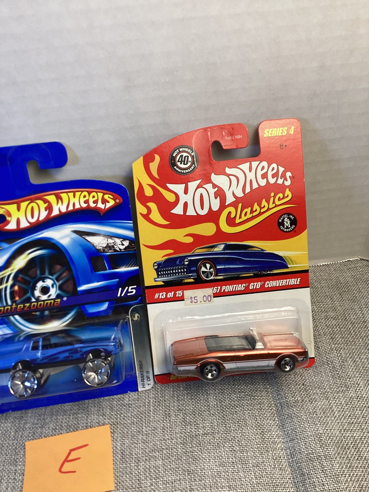 Hot Wheels LOT E, Classics, GTO, Etc. #3552 | Auctionninja.com