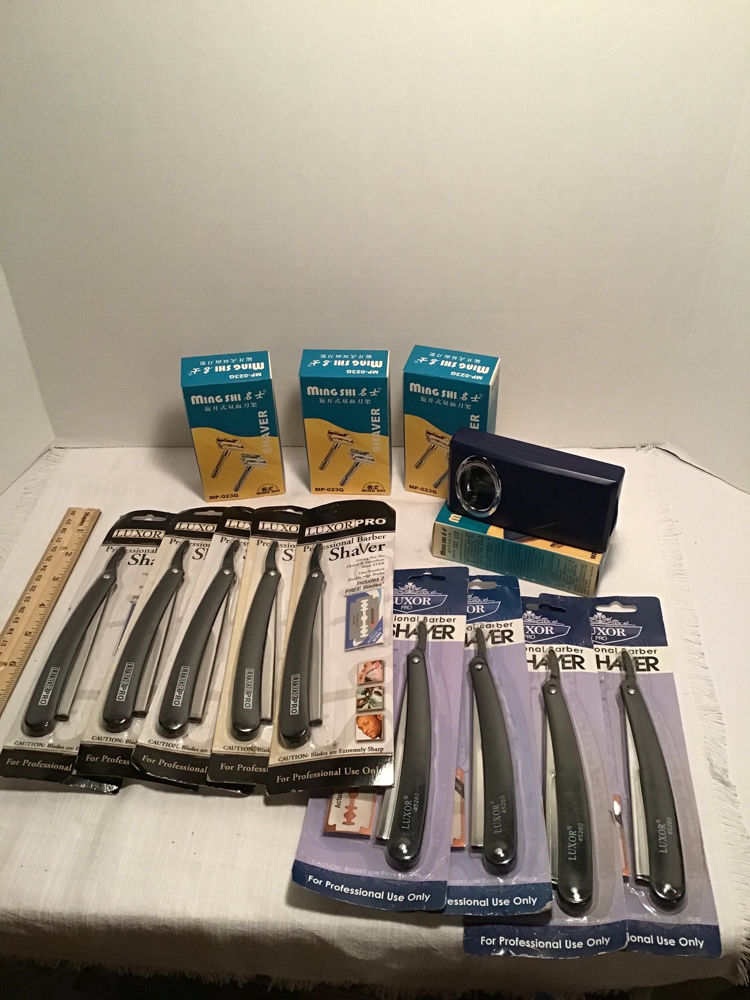 Chinese Safety Razors And Luxor Professional Barber Shaver Lot, NOS ...
