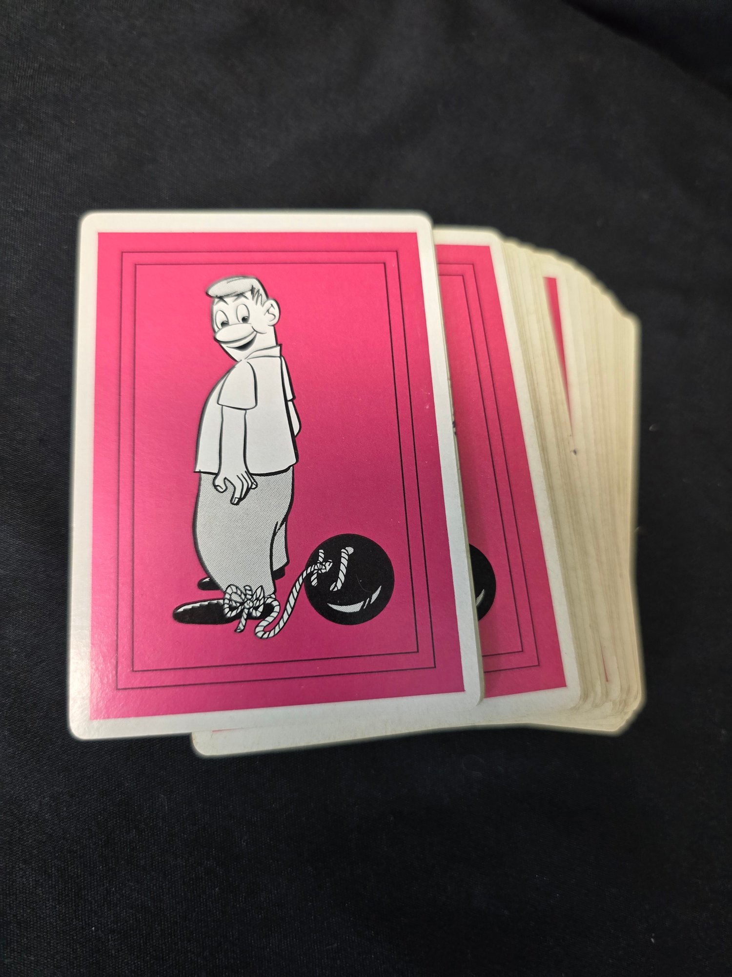 Vintage Bowl-Up Cartoon Playing Cards #2907 | Auctionninja.com