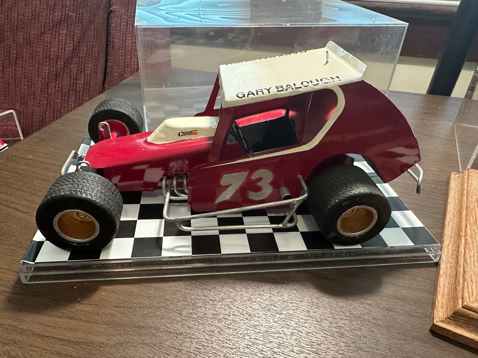 Pair Of 1/25 Scale Models Dirt Track Modified Race Cars Gary Balough ...