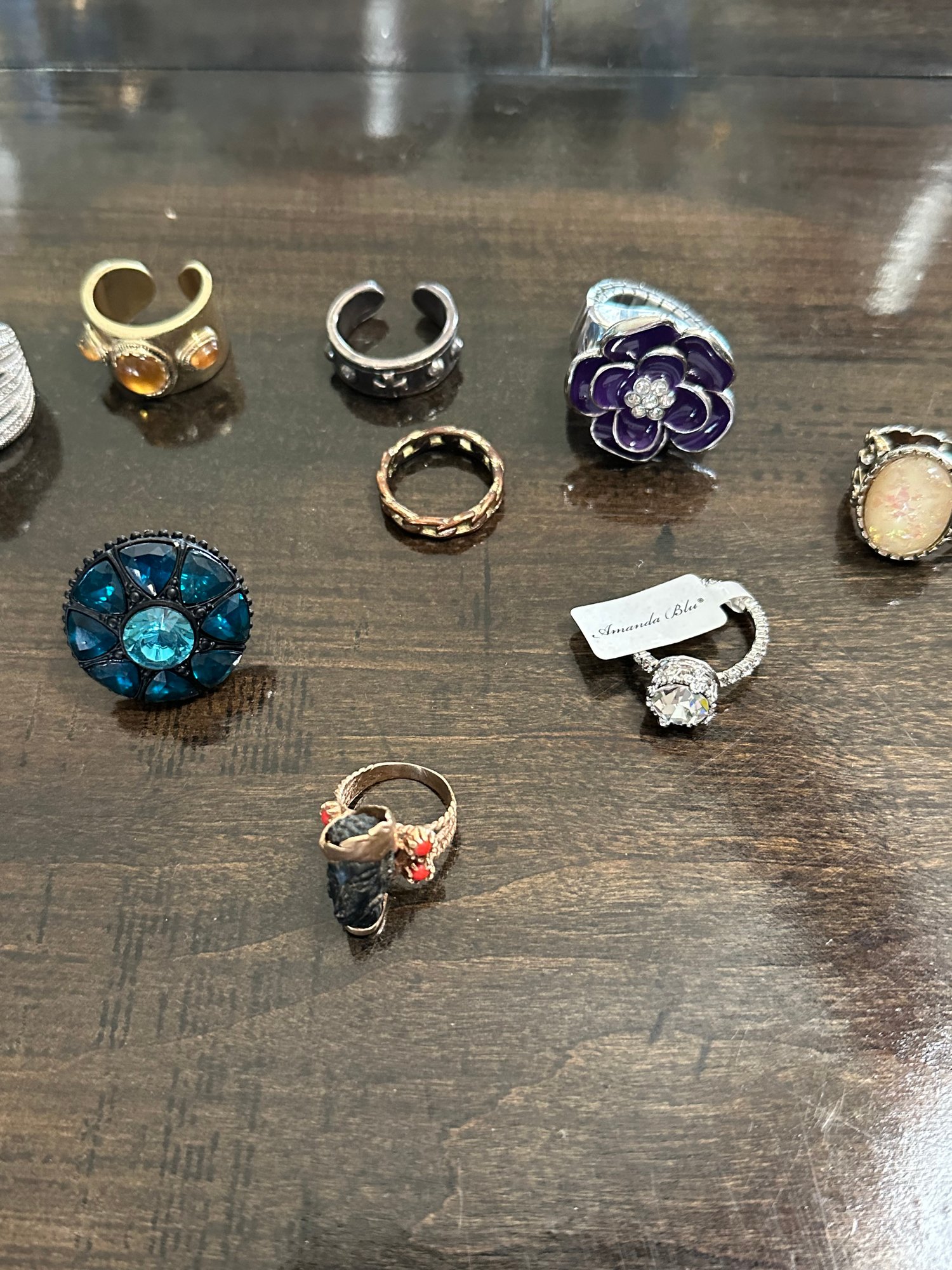 Estate Sale, Jewelry Lot, Ladies Fashion Rings See Photos #33292 ...