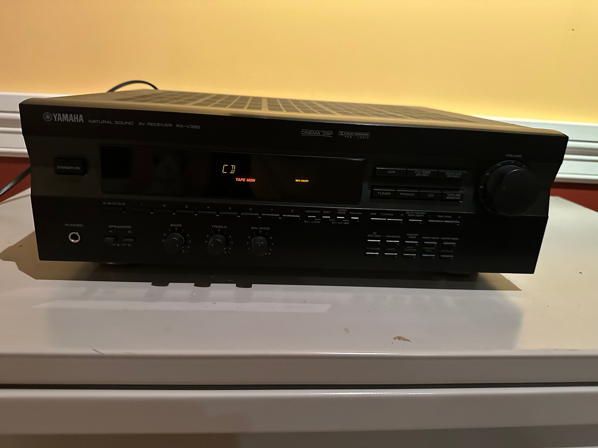 Vintage Yamaha RX-395 Stereo Receiver Turns On Buttons All Work #34821 ...