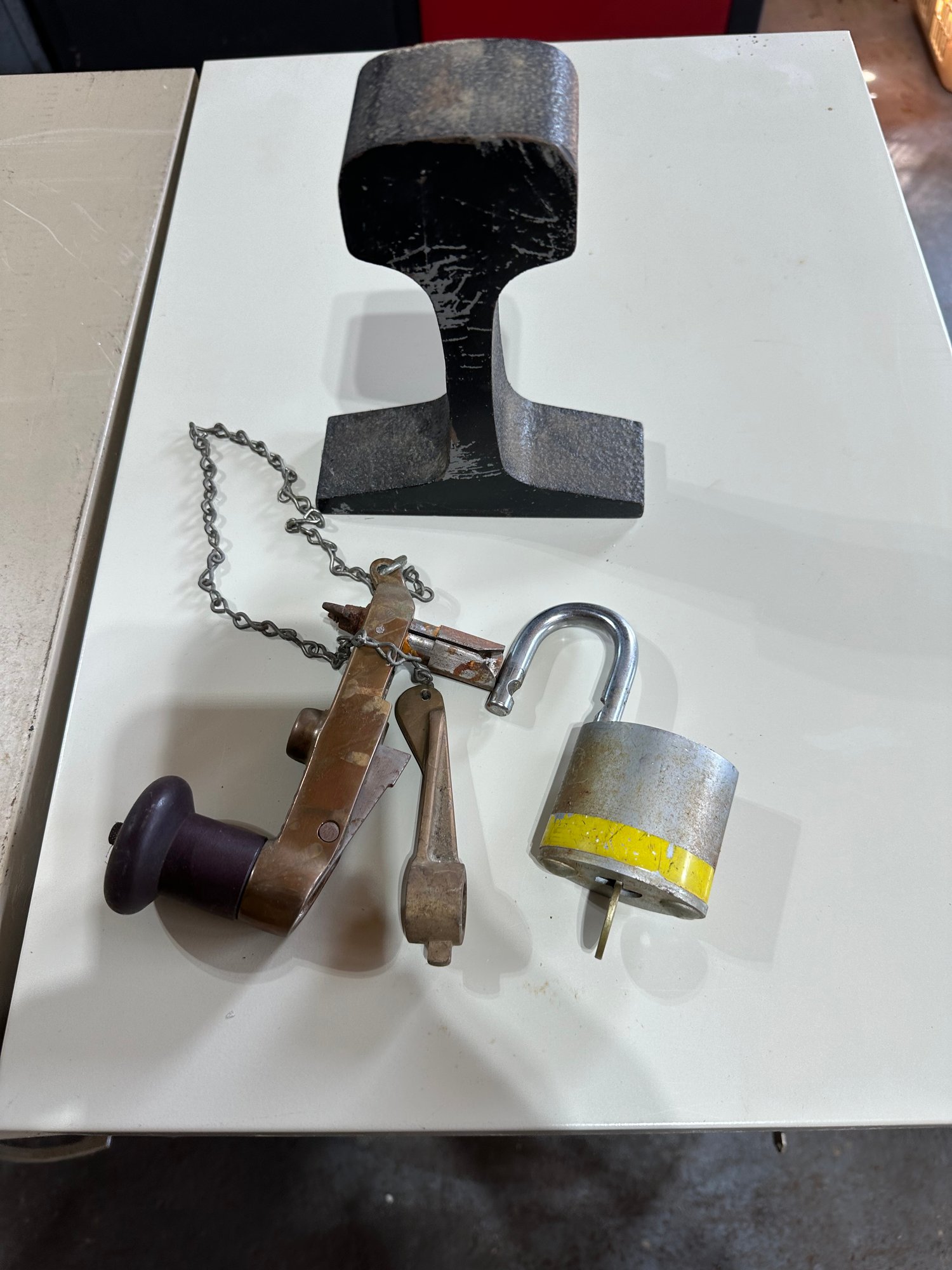 Vintage LIRR Long Island Railroad Ingersoll Impregnable Padlock With ...