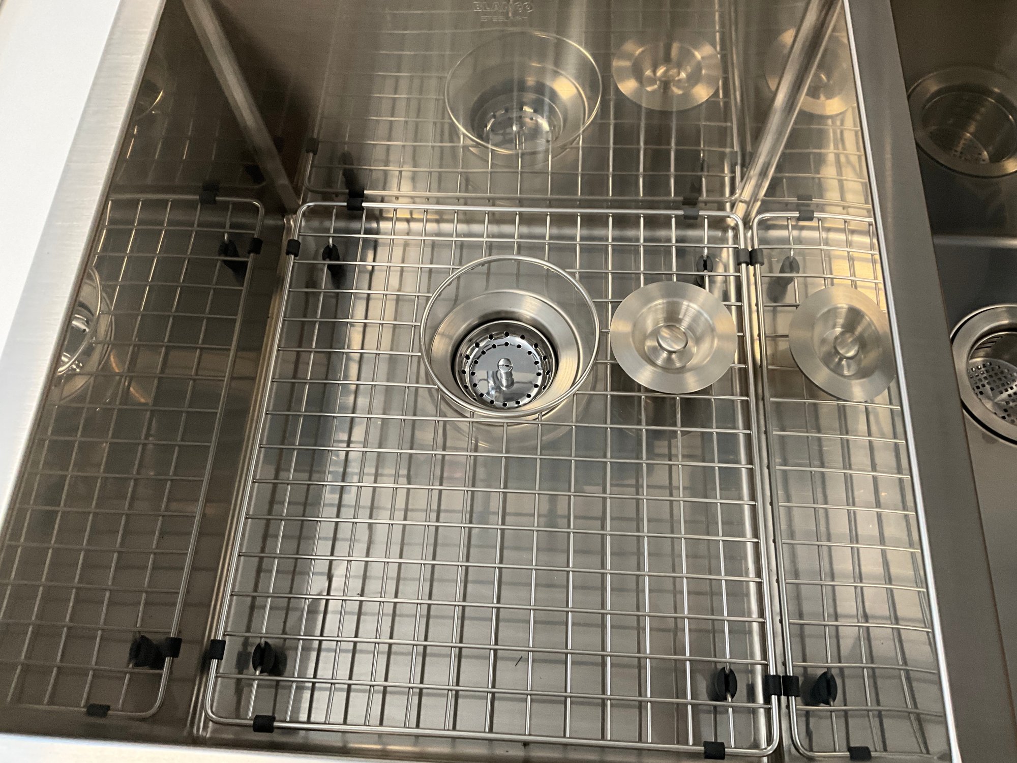 BLANCO, Steel Art Stainless Steel Double Sink With Grid Showroom Pc ...