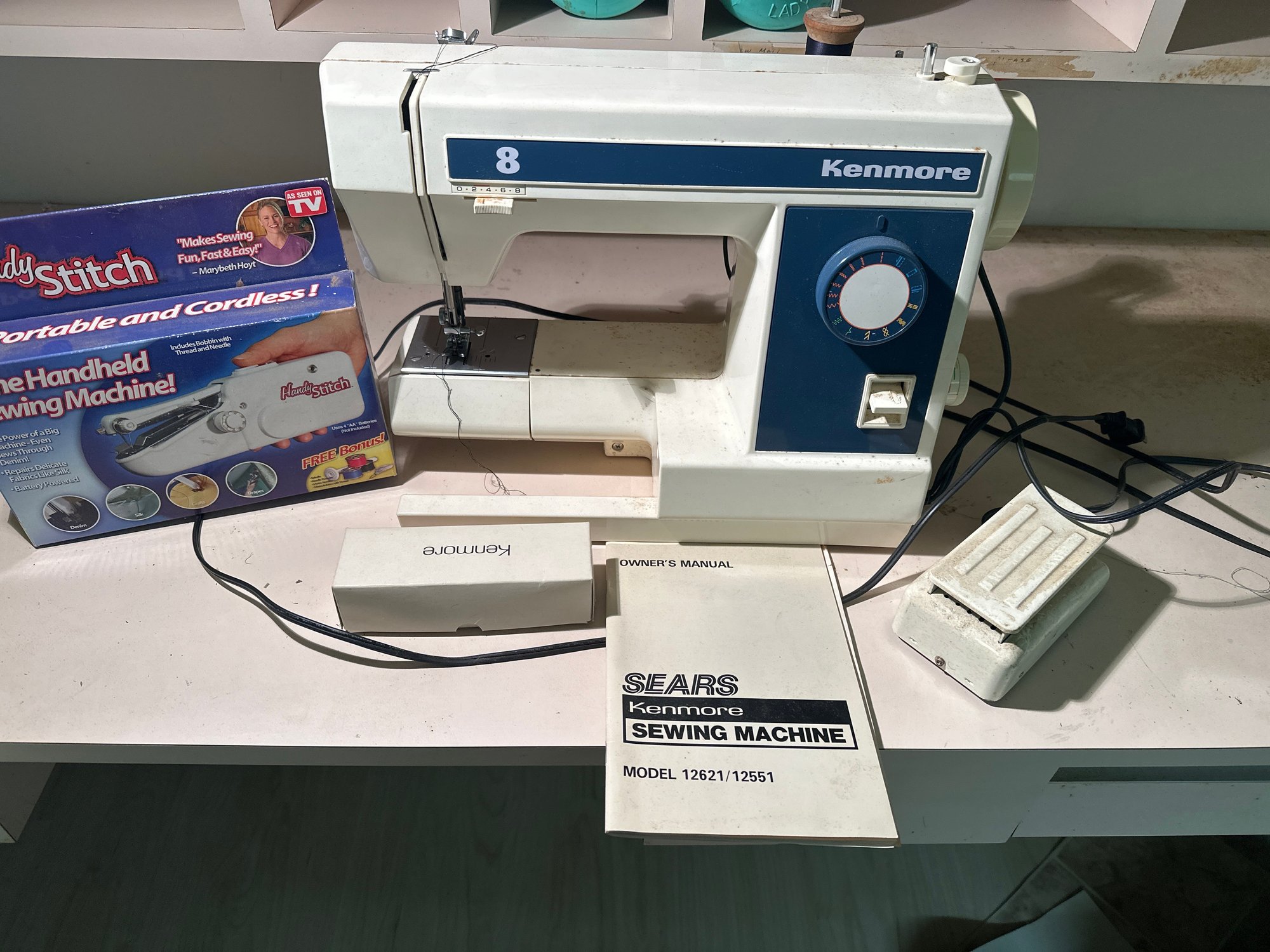 Vintage Sears Kenmore 8 Sewing Machine With Pedal Tested & Working Plus ...