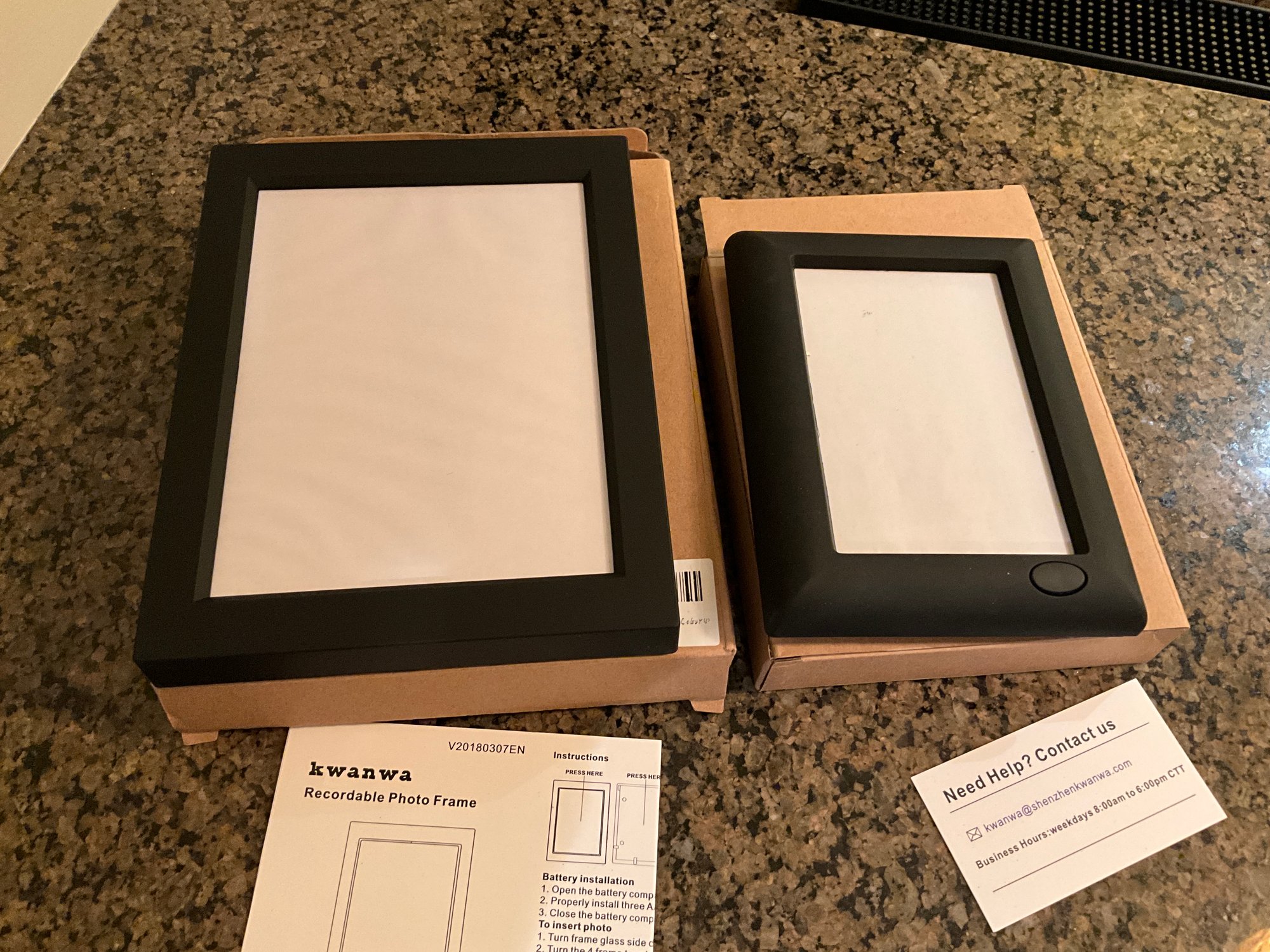 2 X Picture Frames Recordable Photo Frames. Send A Message To Your ...