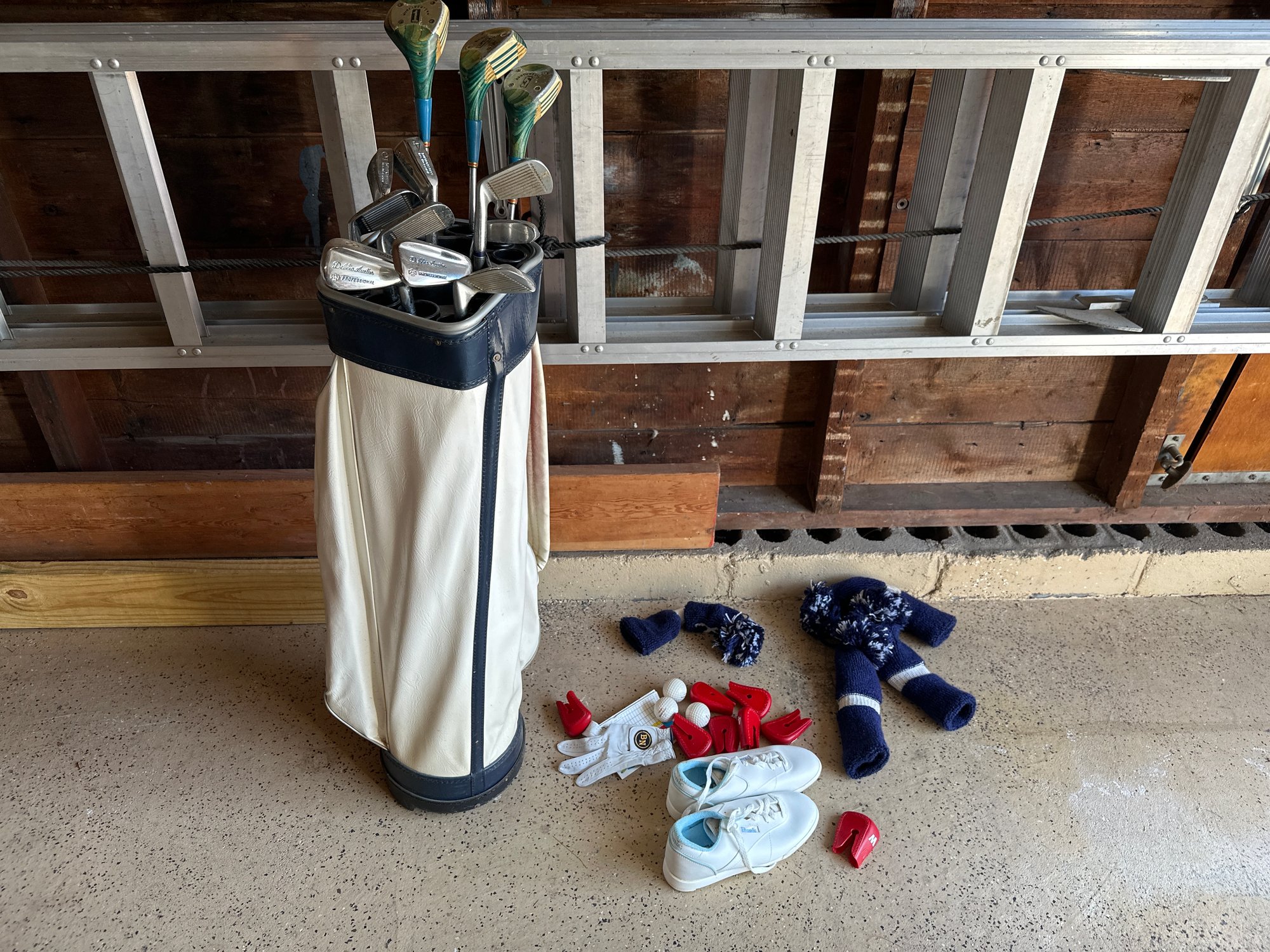 Ladies, Golf Club Set Northwestern, Debbie Austin, Professional With ...