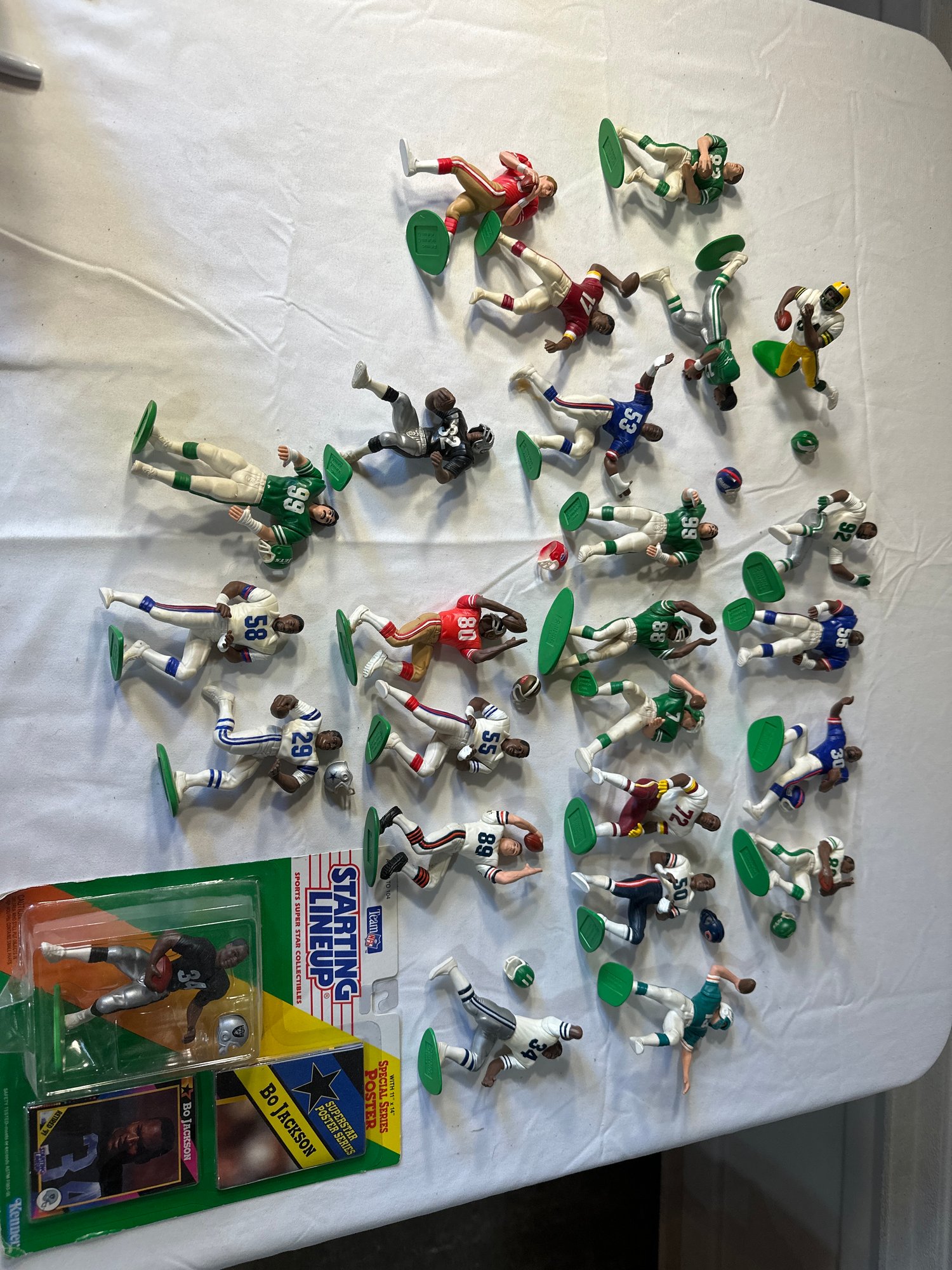 Lot Of Team NFL, Starting Lineup Figurines, Exactly As Pictured #32123 ...