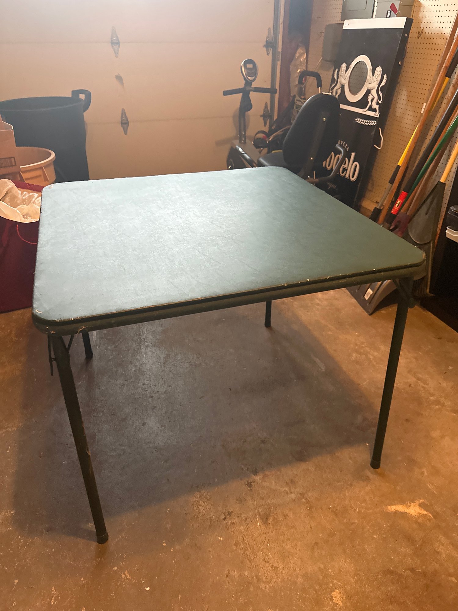 34 Inch Green Cosco Folding Card Table #32249 | Auctionninja.com