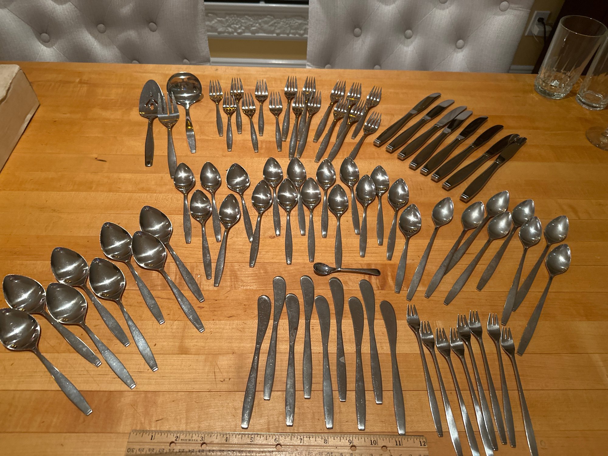 Vintage - Oneida Oneidacraft - LIDO - Stainless Steel Flatware Exactly As Pictured #33202 ...