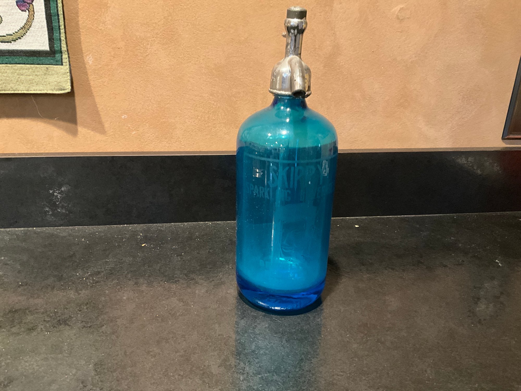 Seltzer Blue Bottle, Skippy Sparkling Beverages, Brooklyn New York ...