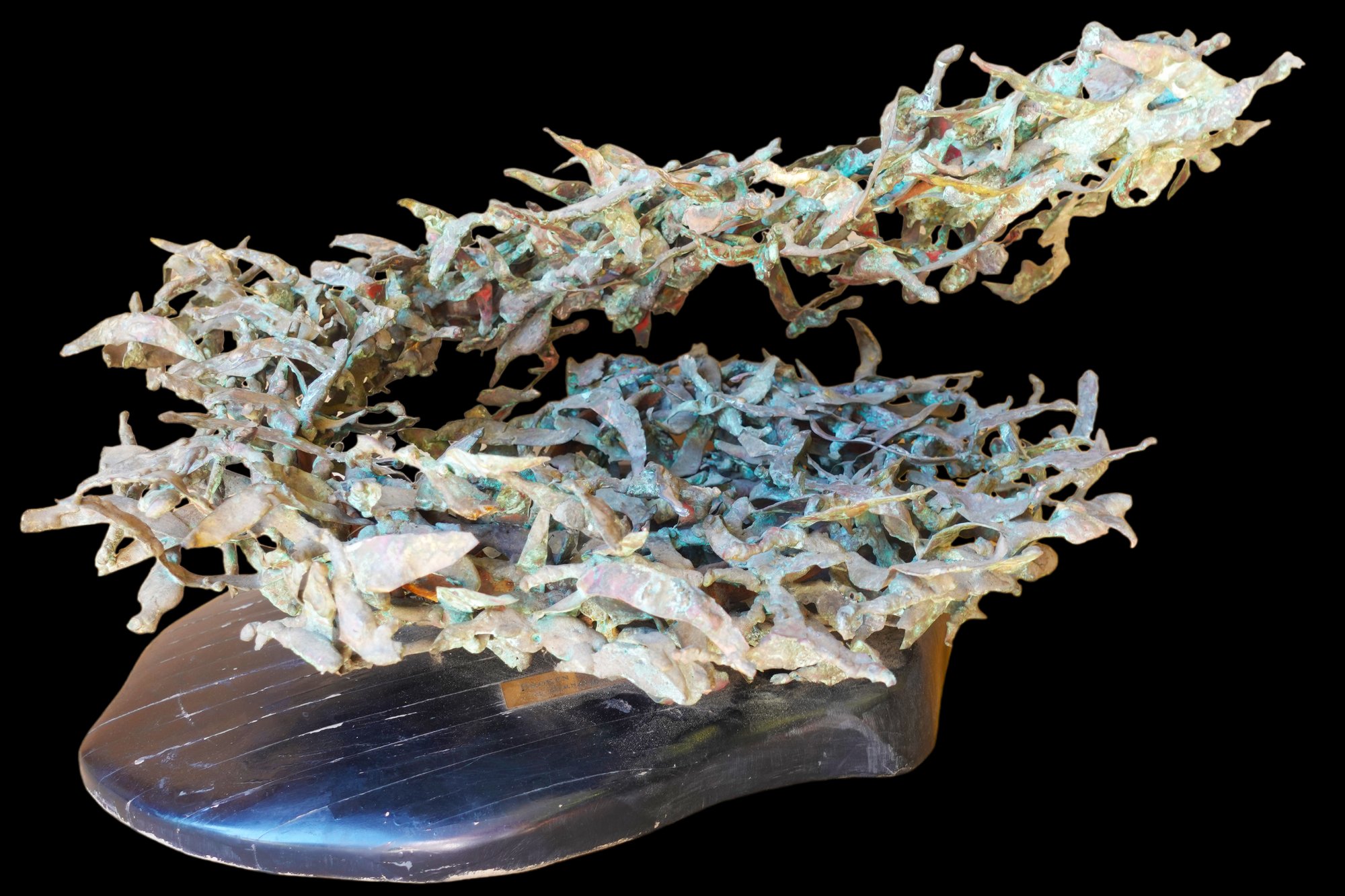 "Broken Silence" Stunning Metal Birds Flying Sculpture By Bernardi ...