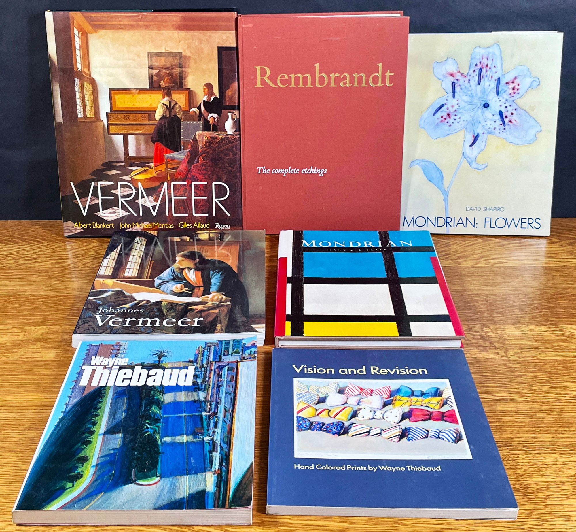7 Classic Art Books Including Vermeer & Rembrandt #28209 | Auctionninja.com
