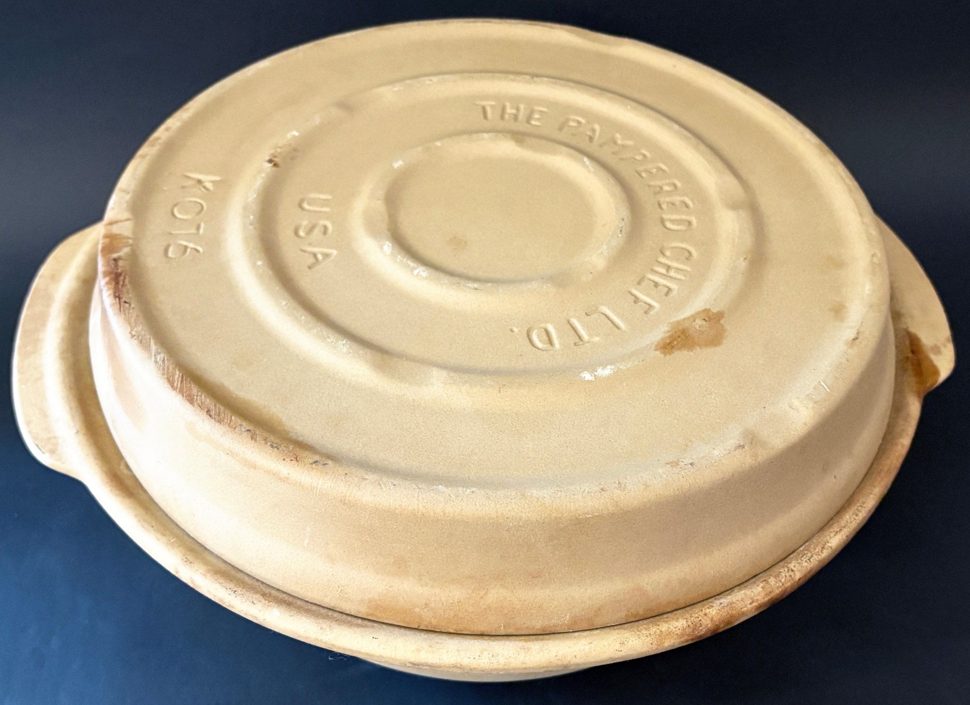 Pampered Chef Clay Baking Dish #34134 | Auctionninja.com