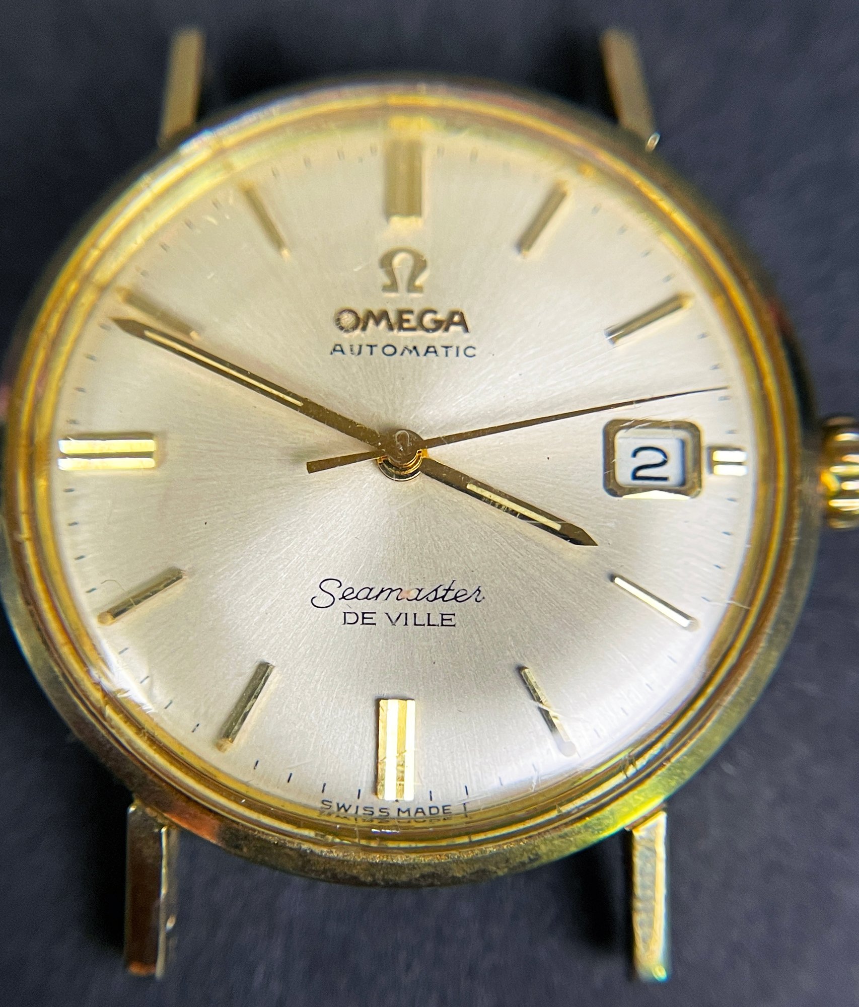 1960's 14k Gold Filled Omega Seamaster Deville Watch #26732 ...