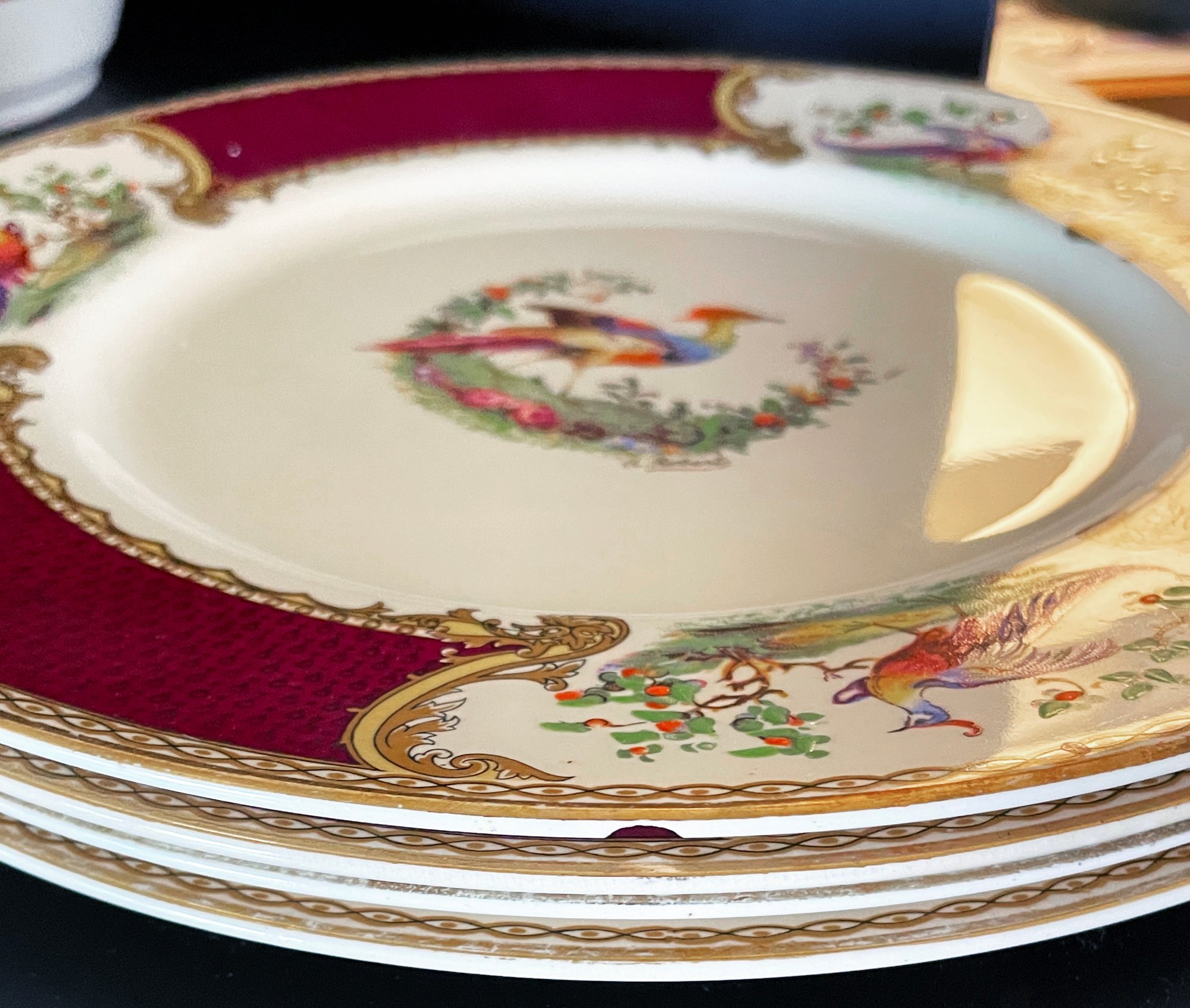 Antique Myott "Chelsea Bird" China #32173 | Auctionninja.com