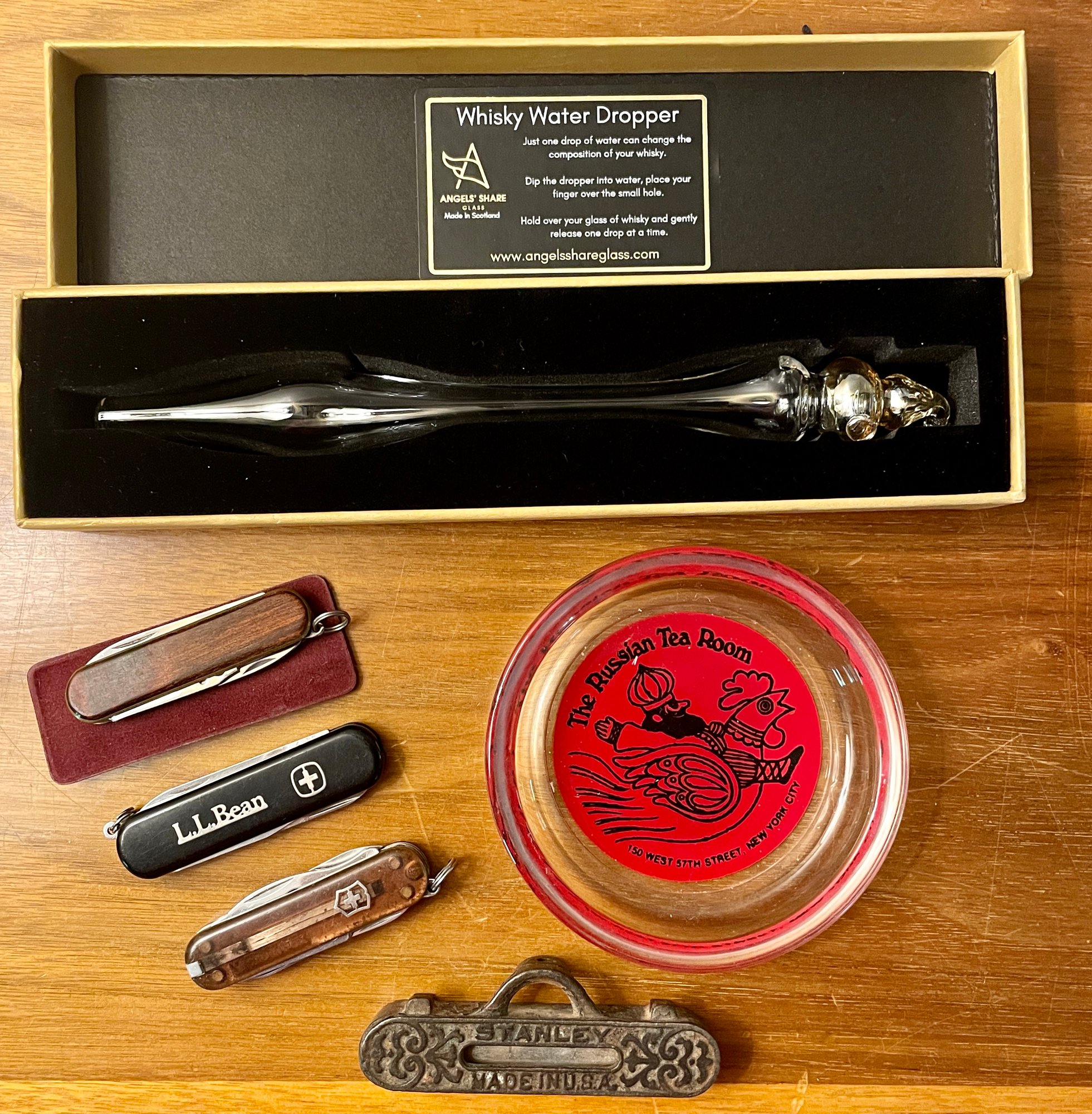 Vintage Russian Tea Room Ashtray With 3 Pocket Knives, Vintage Mini ...